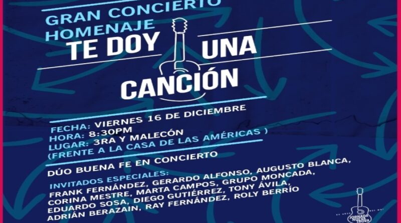 Anuncian concierto por los 50 años del Movimiento de la Nueva Trova ...